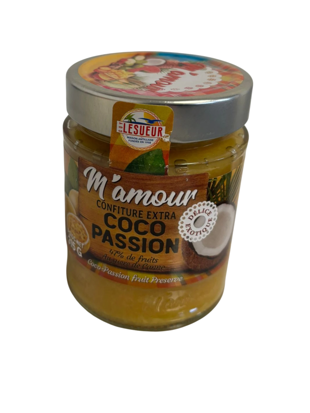 Confiture Coco Passion M’Amour – Spécialité Guadeloupe